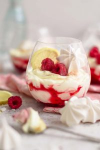 Raspberry ripple lemon mousse - Emma Bakes - Elevate This